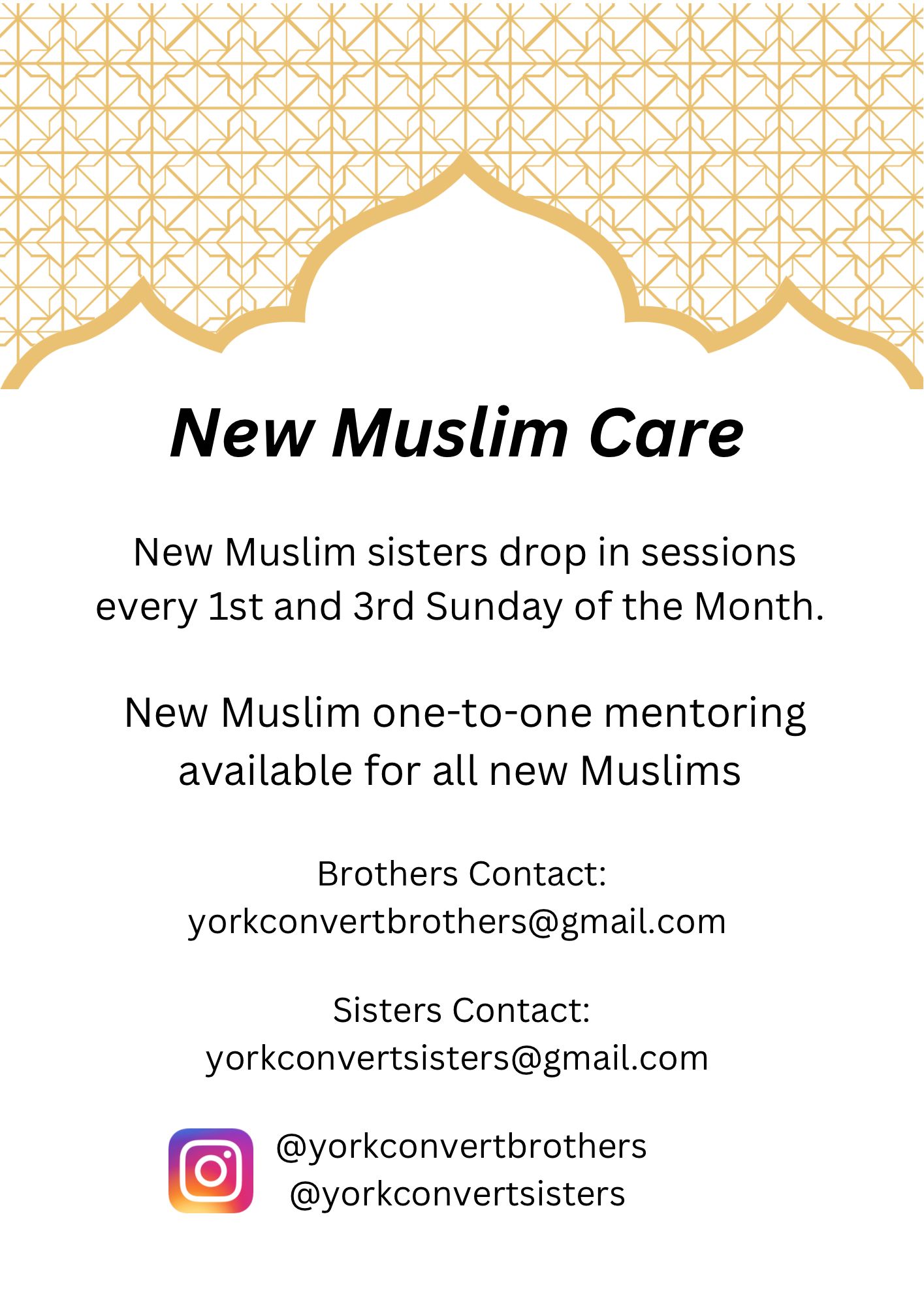 York Mosque & Islamic Centre – Jamia Masjid in the city of York, United ...